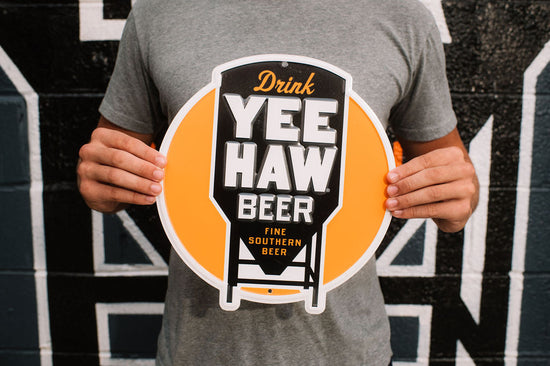 Silo Metal Sign – Yee-Haw Brewing Co.