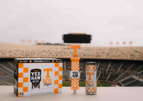 Yee-Haw Vol Lager Tap Handle – Yee-Haw Brewing Co.